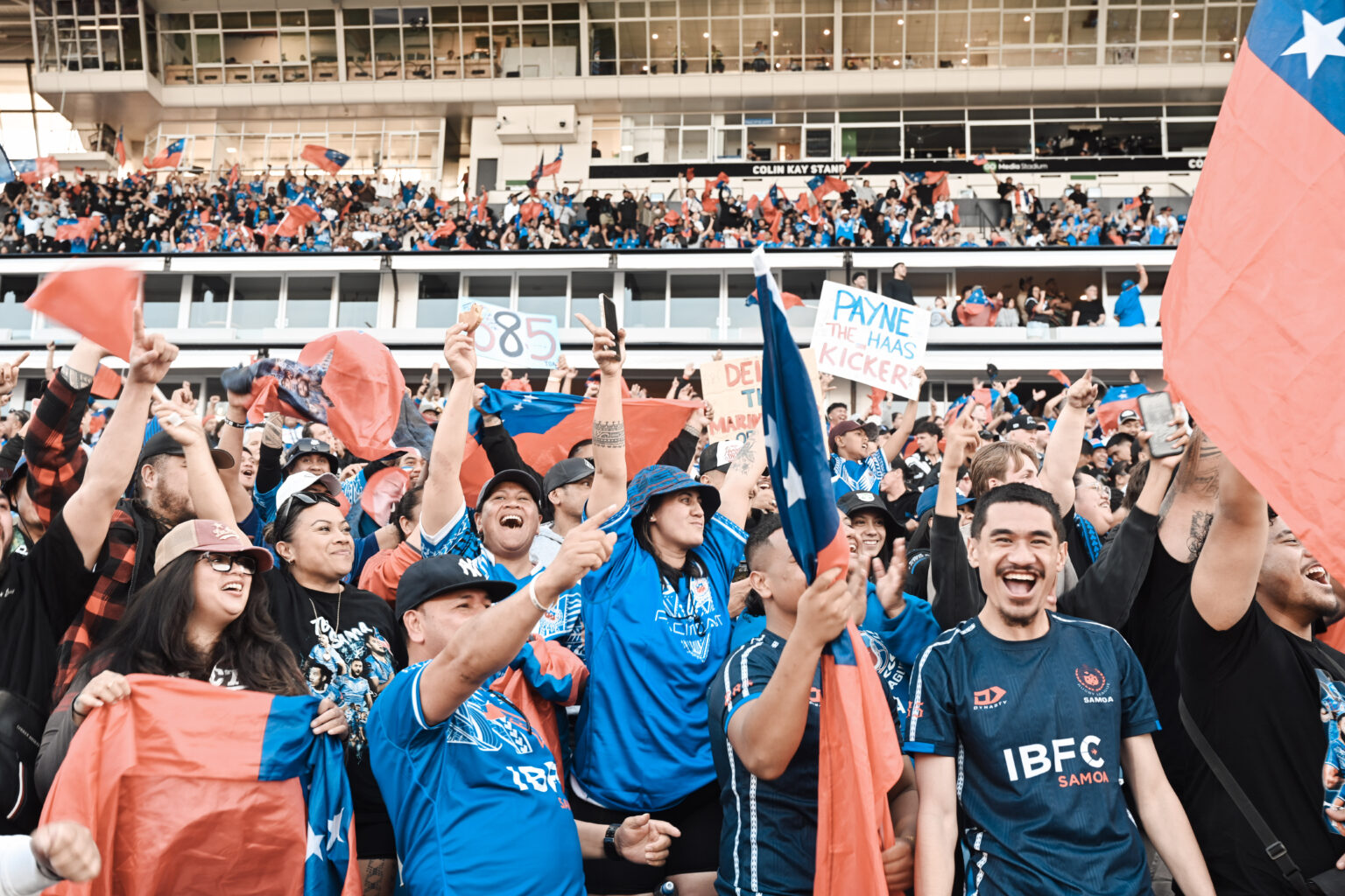 Toa Samoa Fans Bring the Energy in Auckland as Pacific Championships ...